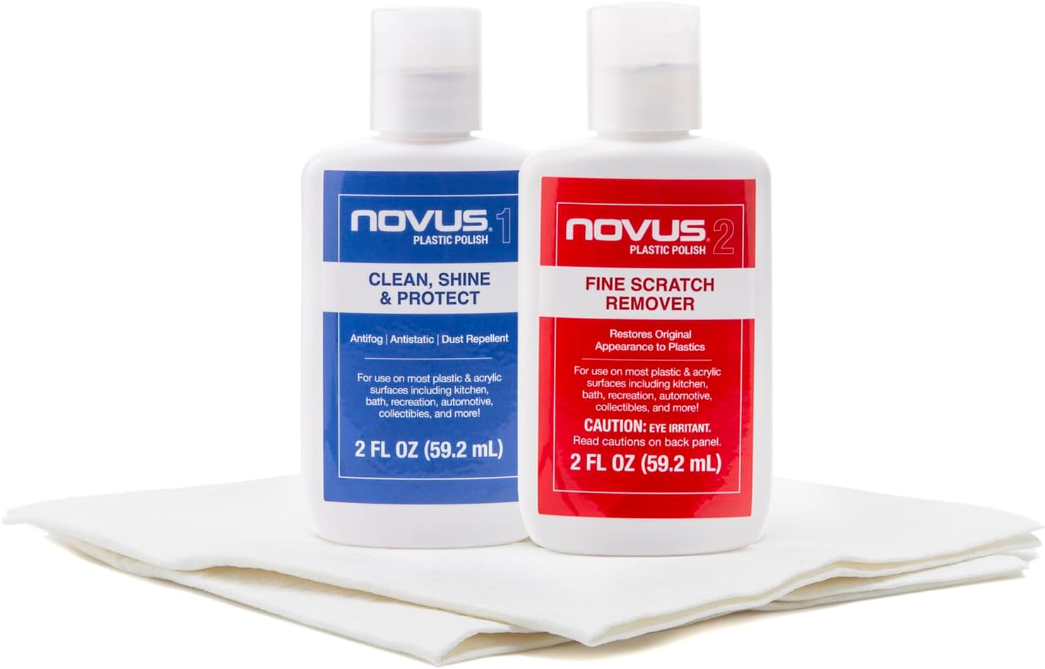 NOVUS Plastic Polish Kit 2oz | Clean & Restore | ShapesPlastics